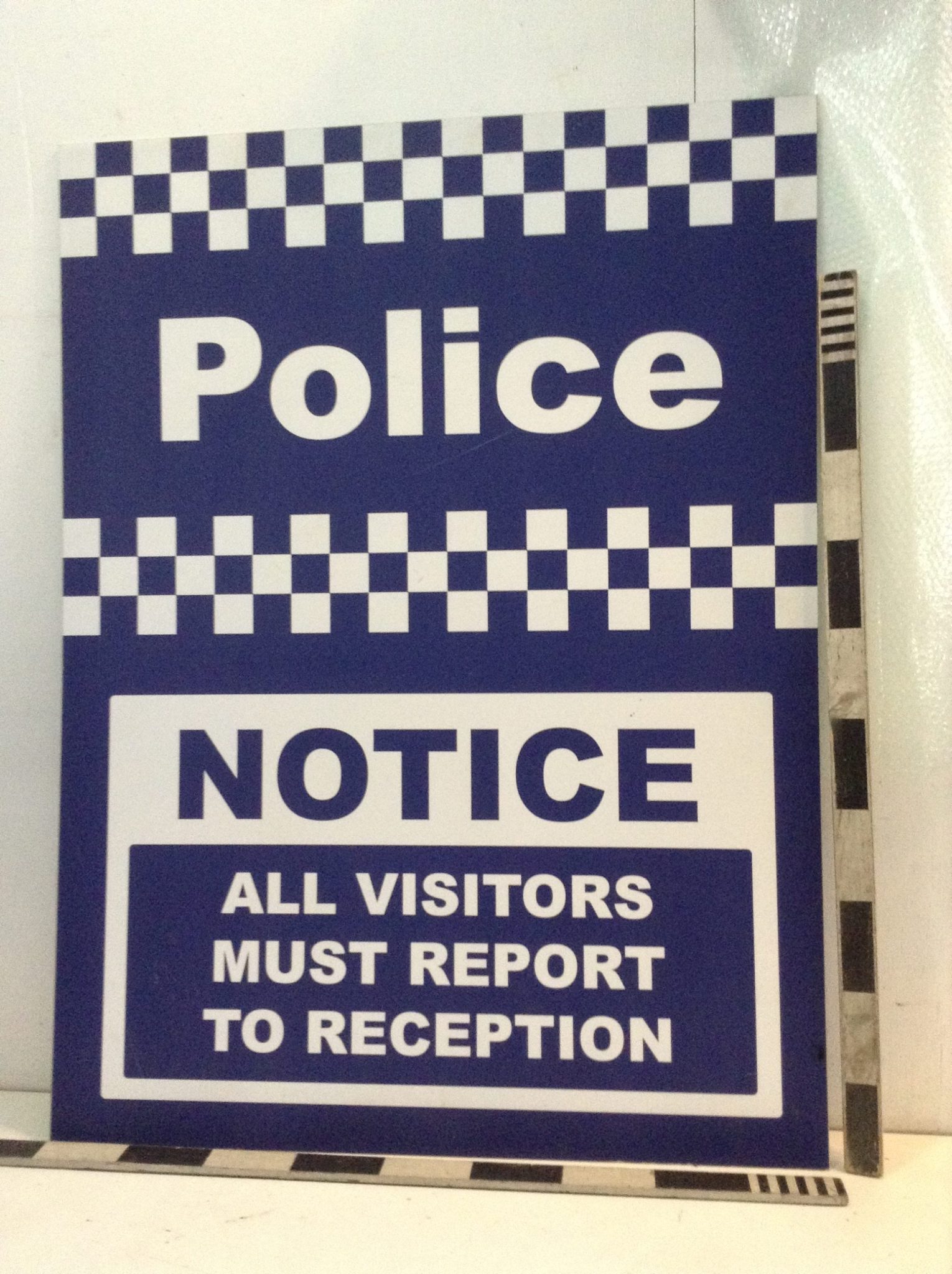 Police Sign “Reception” – PropCo