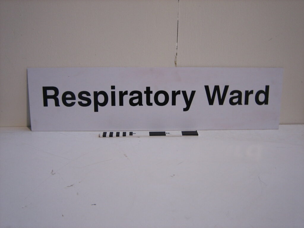 Hospital Sign – “Respiratory Ward” – PropCo