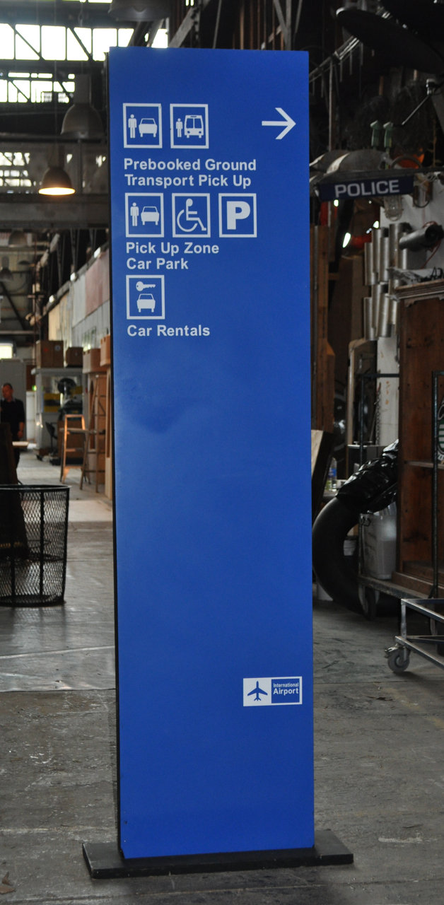Airport directions sign – PropCo