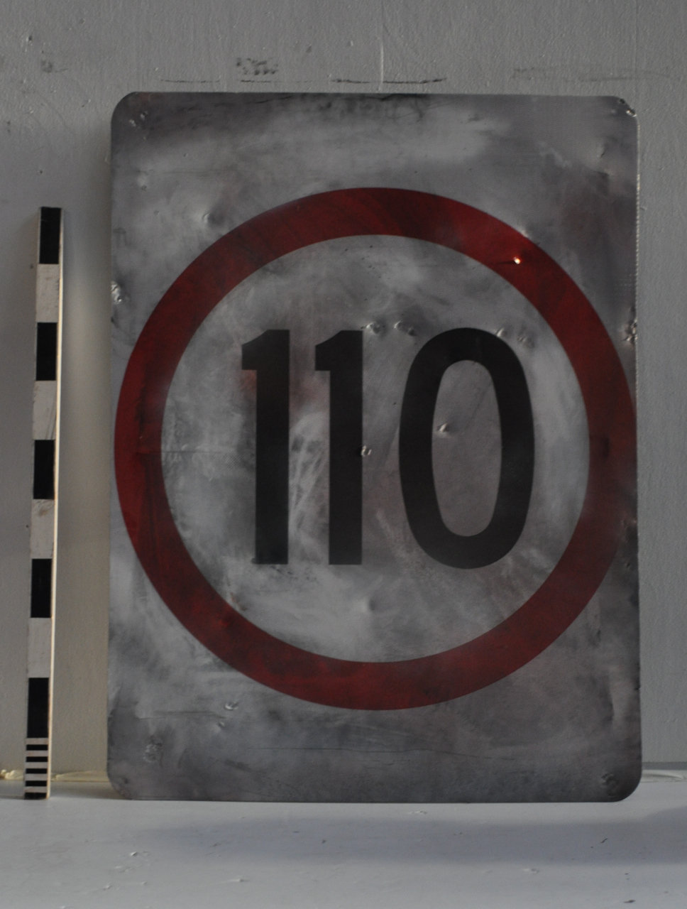 Reflective speed sign – “110 Km” – PropCo