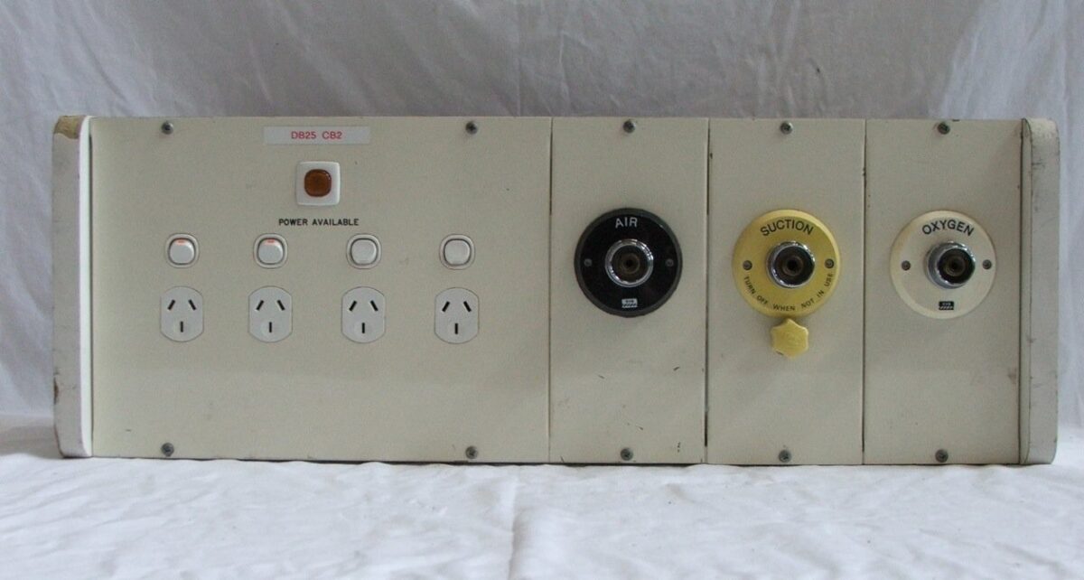 Hospital ward over bed wall unit – PropCo